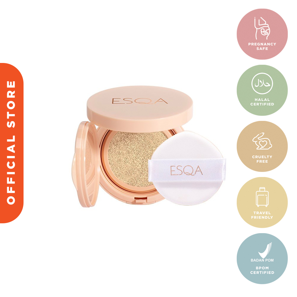 MSBB - ESQA Flawless Cushion Serum SPF 50+ PA+++ Vanilla - My Skin But ...