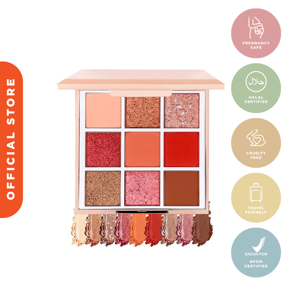 MSBB - ESQA Goddess Eyeshadow Palette - Peach - My Skin But Better