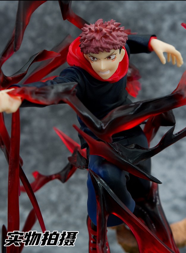 Jual Itadori Yuji Black Flash Jujutsu Kaisen Action Figure 18 cm - D ...