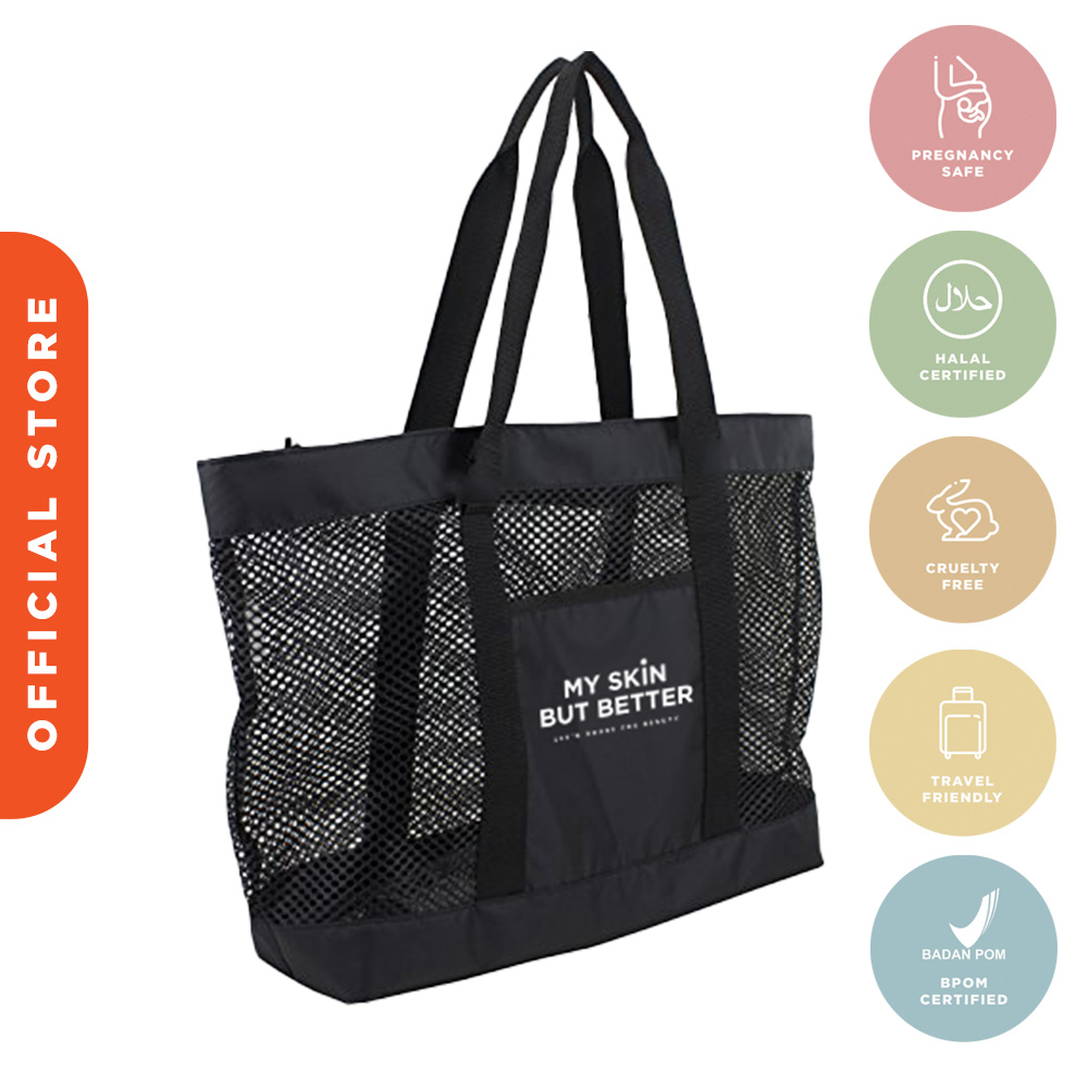 MSBB - My Skin But Better Mesh Bag Black - My Skin But Better