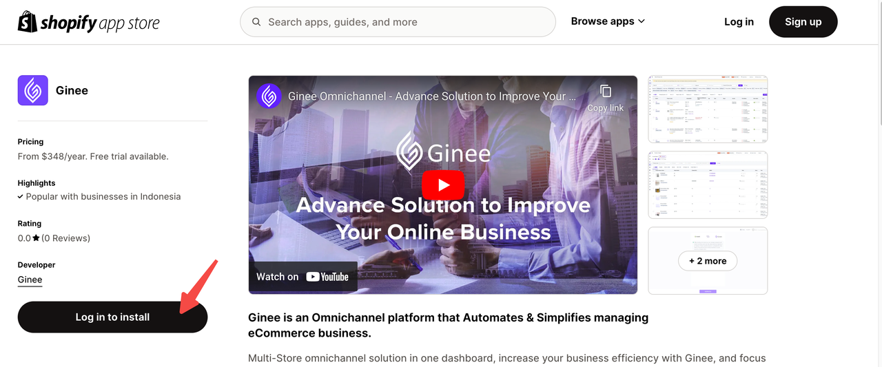 How to Integrate Shopify Store in Ginee OMS - Ginee