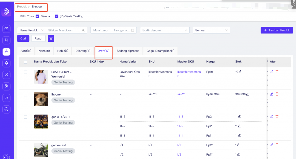 How To Copy Master Product To Various Marketplaces Ginee