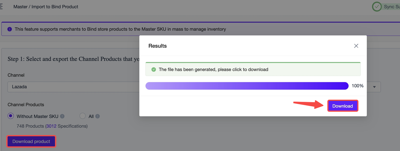 How to Bind Products With Different Channel SKUs to Master Products ...