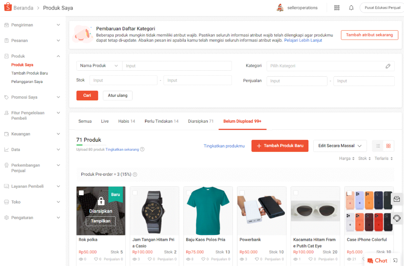 2 Langkah Cara Melihat Produk Saya di Shopee bagi Penjual - Ginee