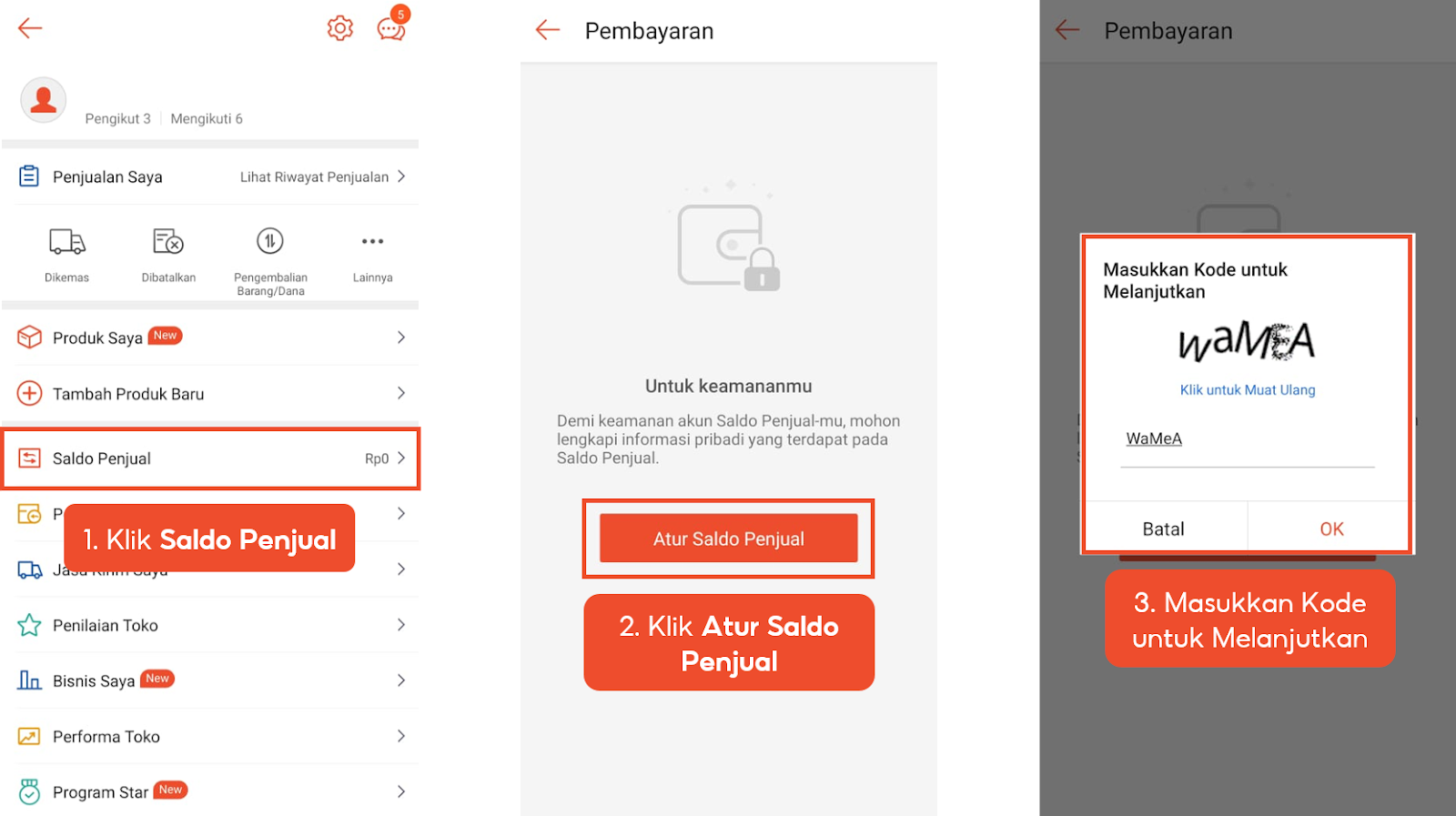 2 Cara Membuat PIN Saldo Penjual di Shopee yang Aman - Ginee