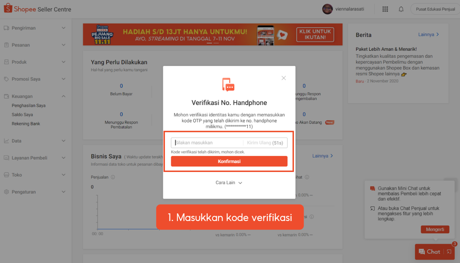 2 Cara Membuat PIN Saldo Penjual di Shopee yang Aman - Ginee