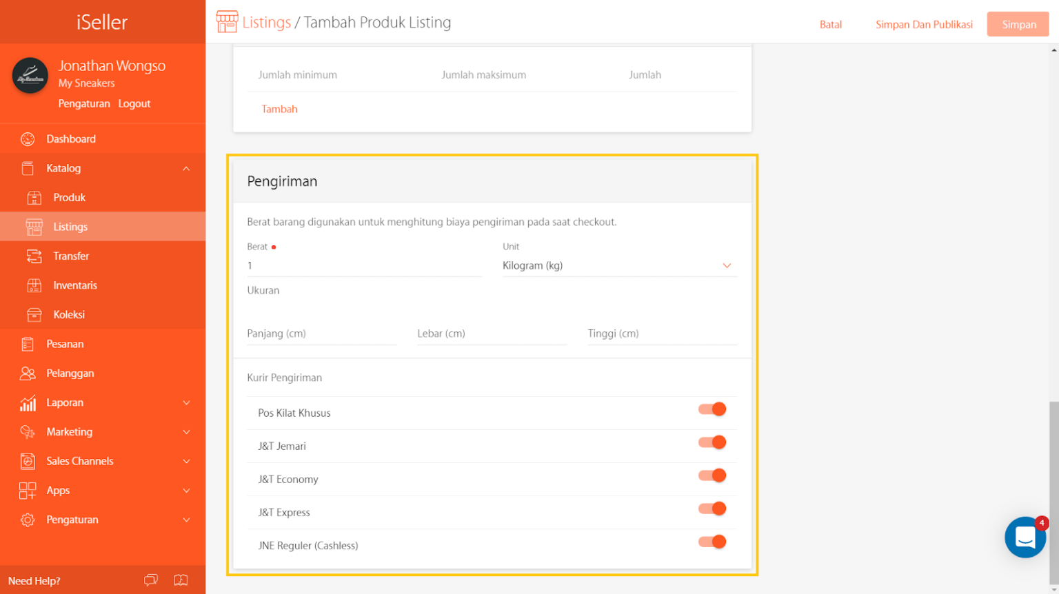 Step by Step How to Edit Shopee Product and Set All Up - Ginee