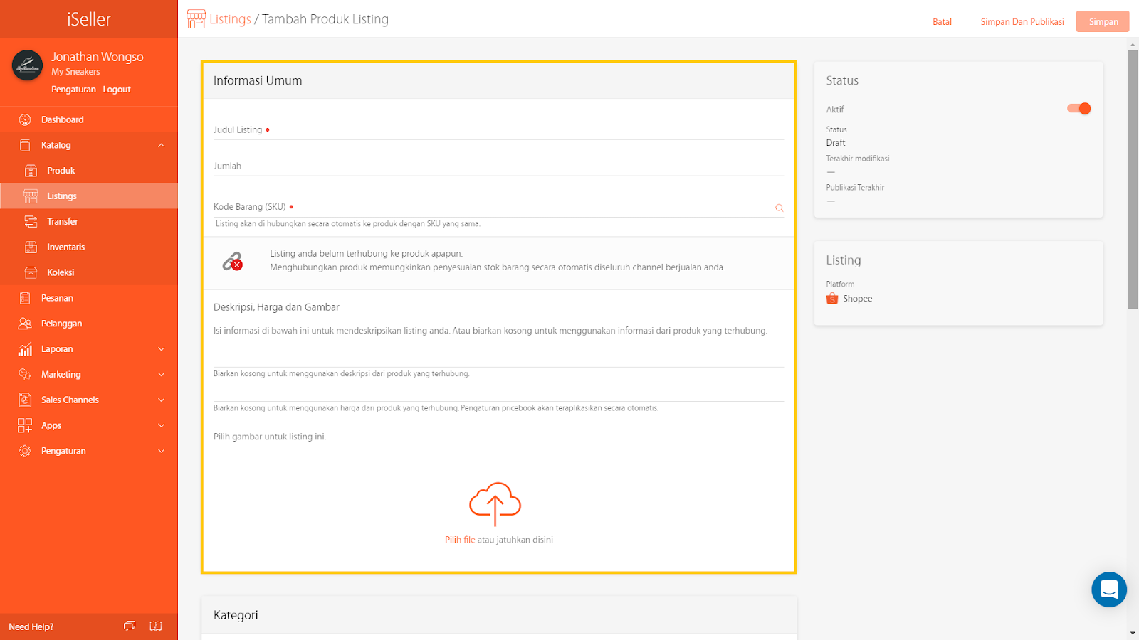 Step by Step How to Edit Shopee Product and Set All Up - Ginee
