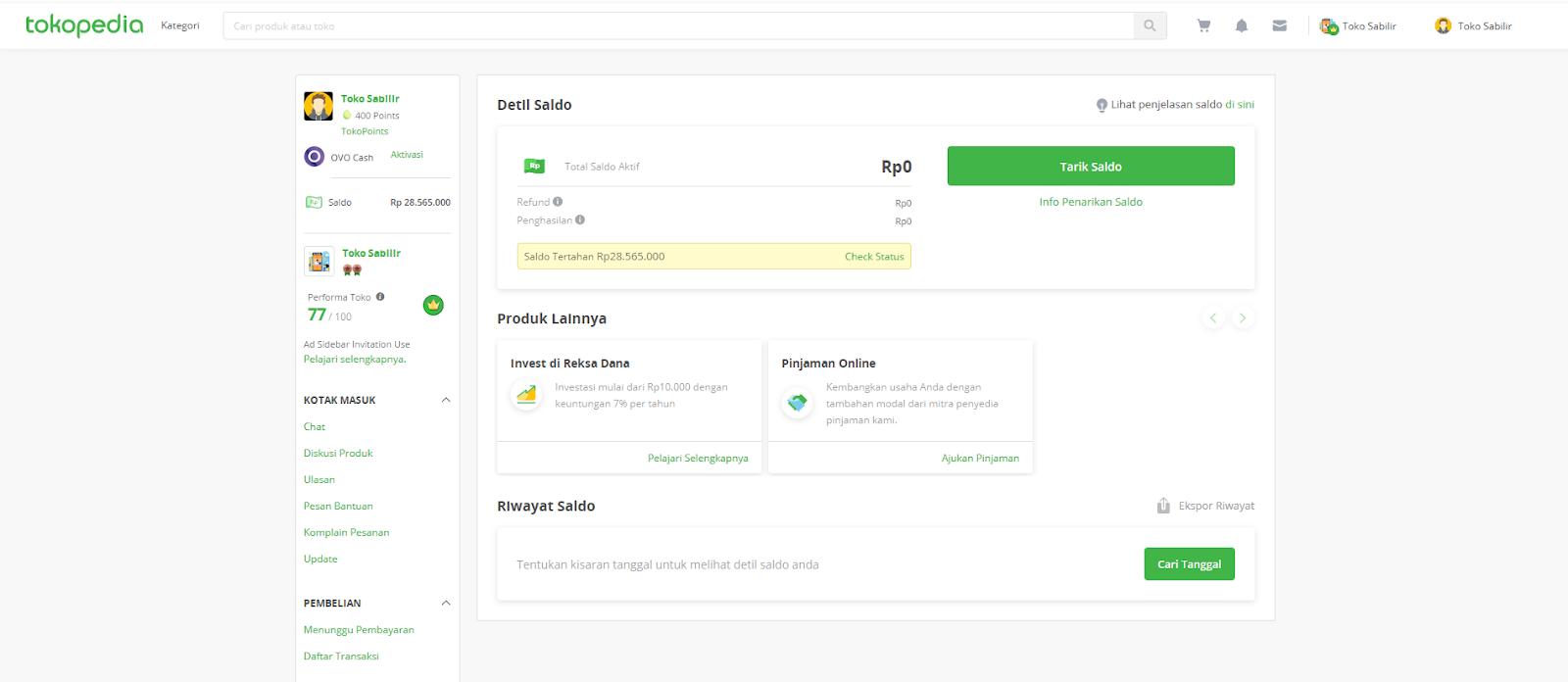 Cek Saldo Tokopedia Pakai 3 Cara Ini Aja, Langsung Kelihatan - Ginee