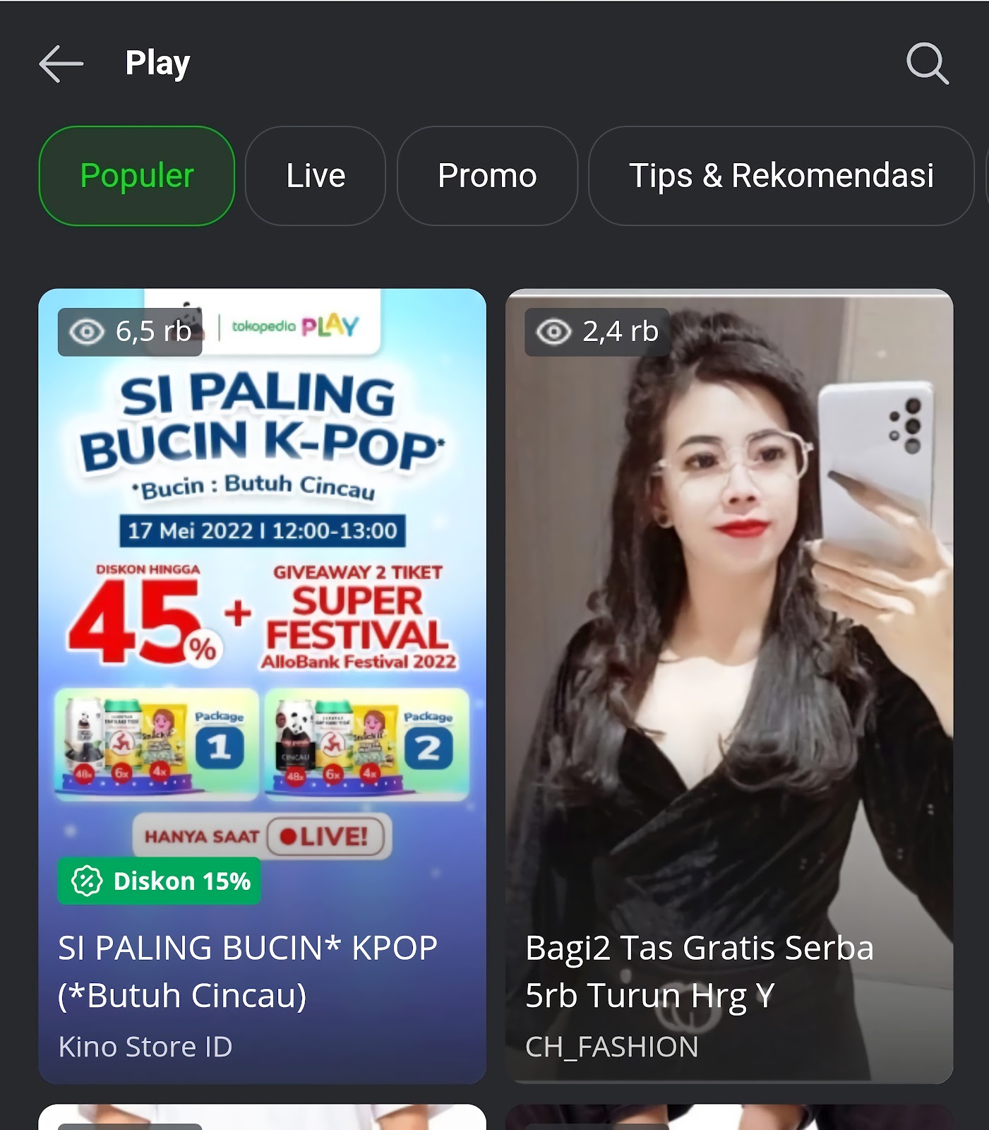 Live Tokopedia Bisa Pakai Tokopedia Play, Untungnya Banyak! - Ginee