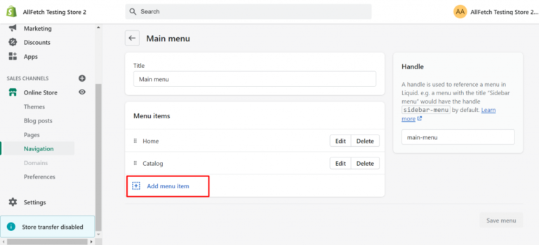 Step By Step How To Add Sub Menu In Shopify Complete Ginee