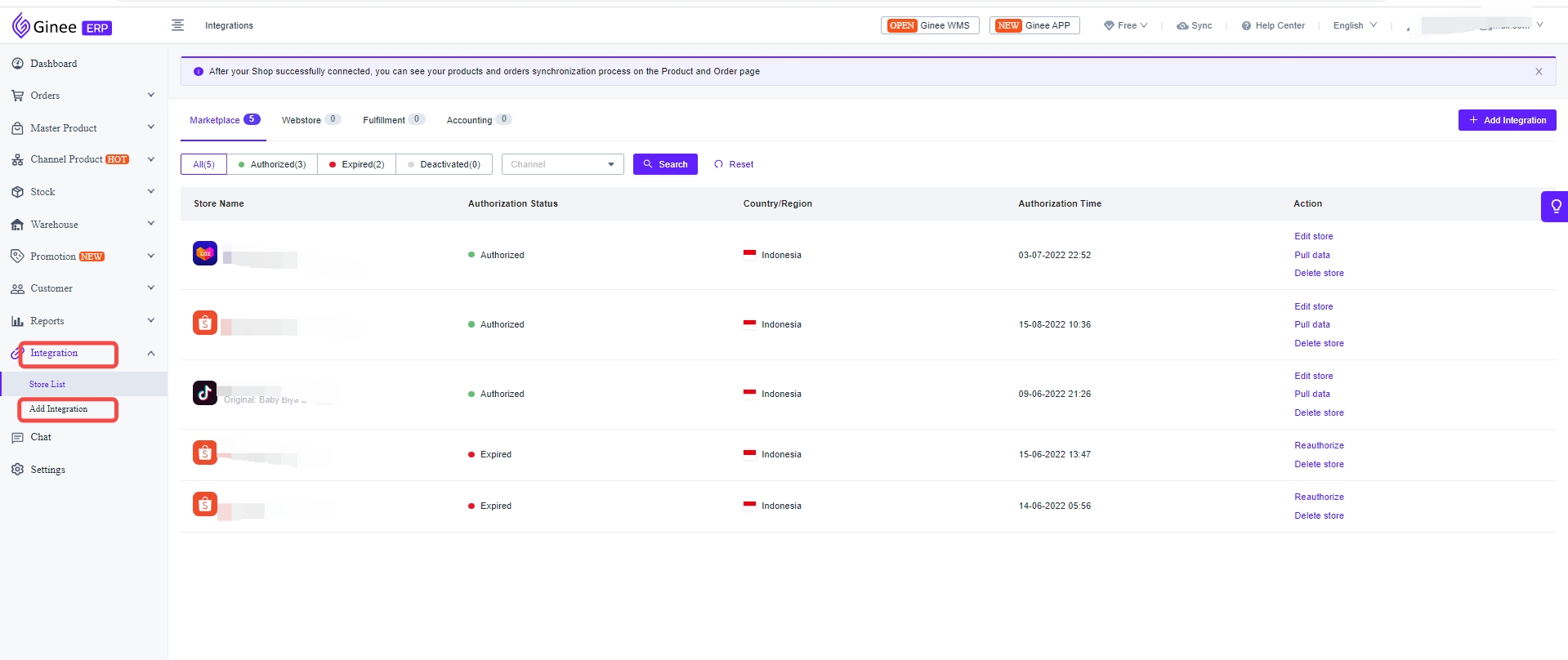 How to Activate WMS Fulfilment in Ginee? - Ginee