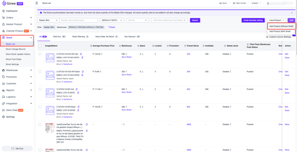 Fastock MY Fulfillment - Ginee