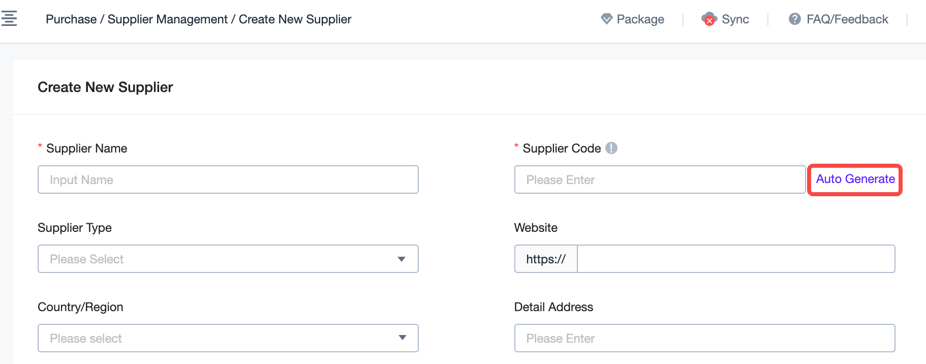 How to Manage Supplier Information - Ginee