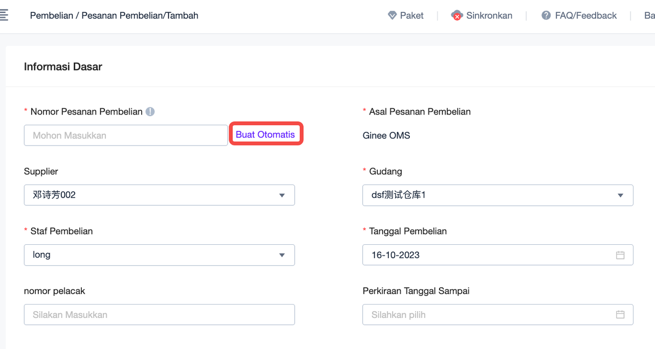 Cara Mengelola Pesanan Pembelian - Ginee