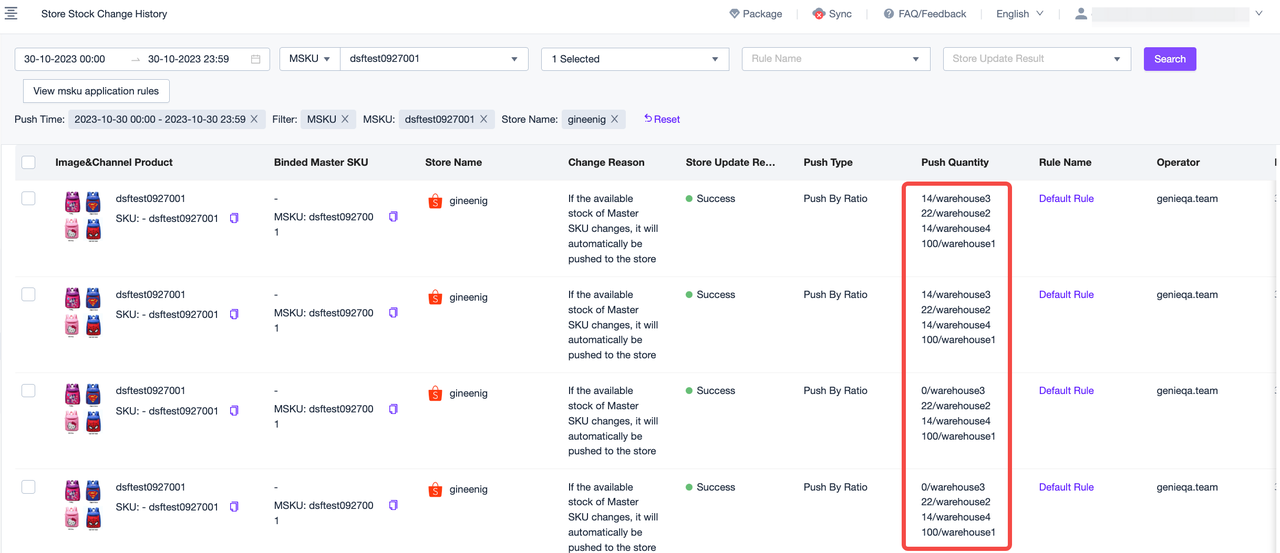Shopee Multiwarehouse Management - Ginee