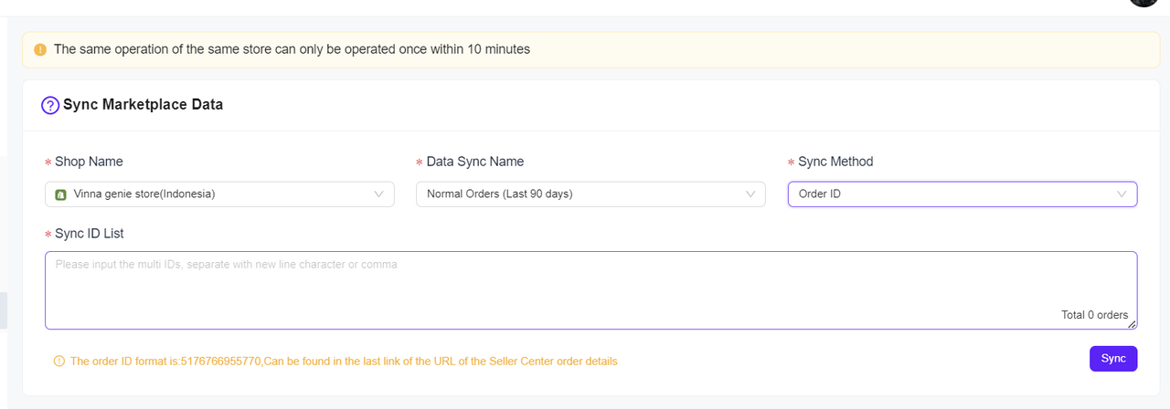 How to Synchronize Store Orders? - Ginee