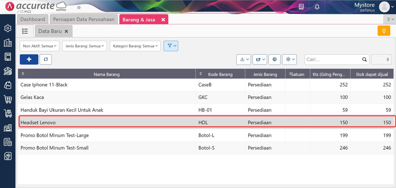 Cara Menghubungkan Produk Ginee dengan Produk Accurate - Ginee