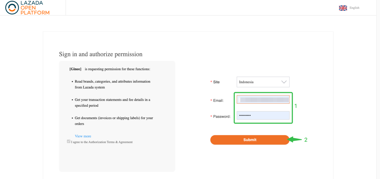 How to Integrate Lazada Store in Ginee - Ginee