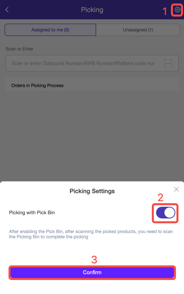 Ginee WMS & PDA - Pick Bin Management - Ginee