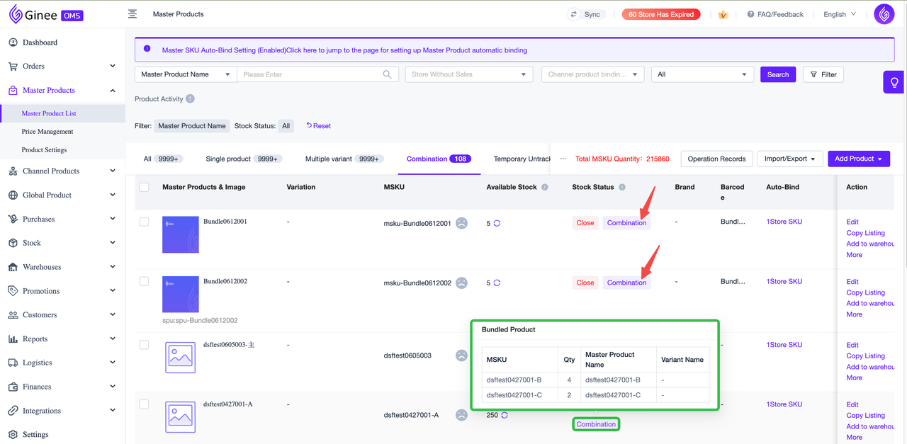 How to Create Combined Products in Ginee OMS? (Single and Bulk) - Ginee